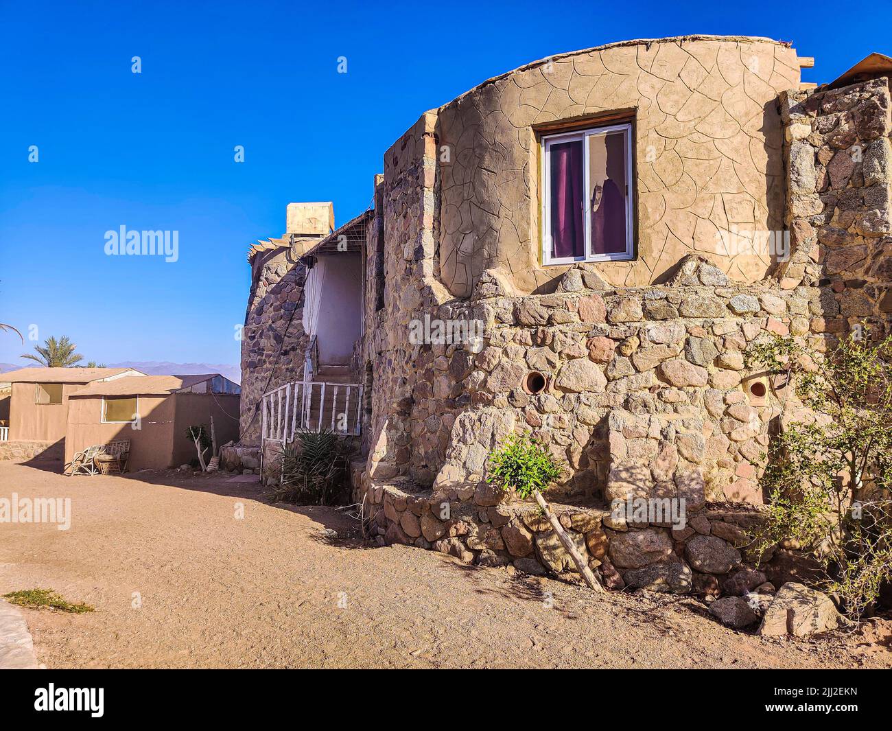 Cottage in a Bedouin Camp on the Sea in Ras Shitan in Oasis in Sinai ...