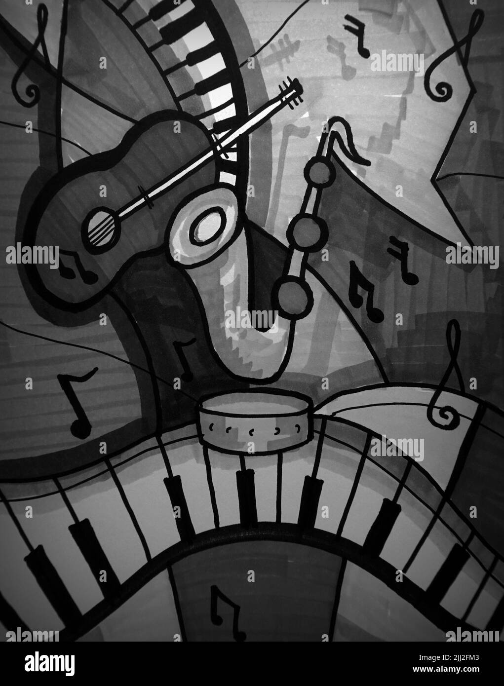 Modern musical instruments hi-res stock photography and images - Alamy