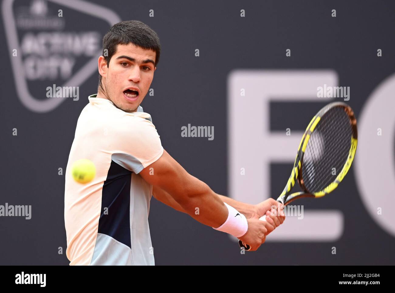 Carlos alcaraz backhand hi-res stock photography and images - Alamy