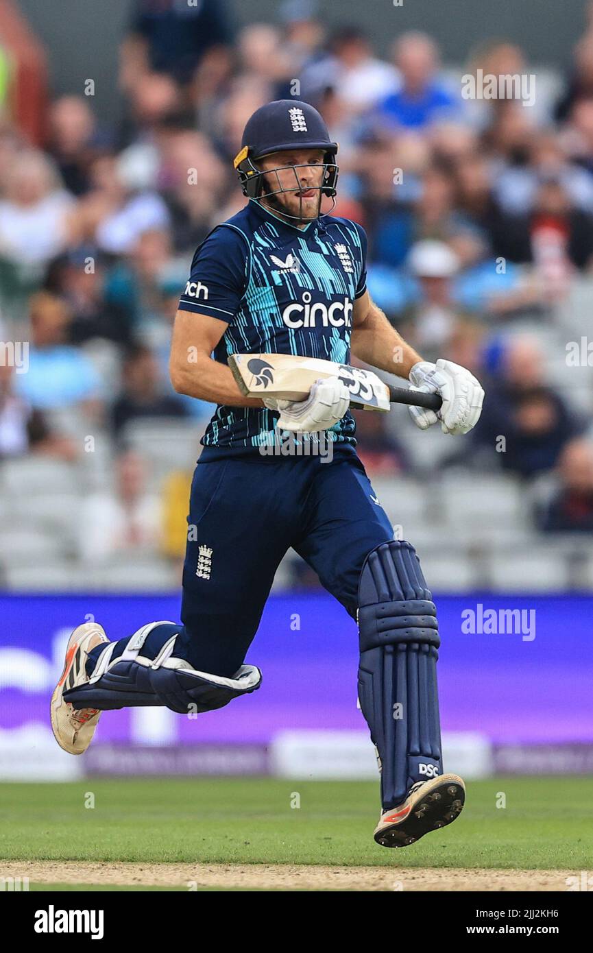 David Willey of England makes one run Stock Photo - Alamy