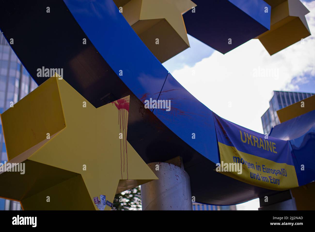 Ecb bank flag hi-res stock photography and images - Alamy