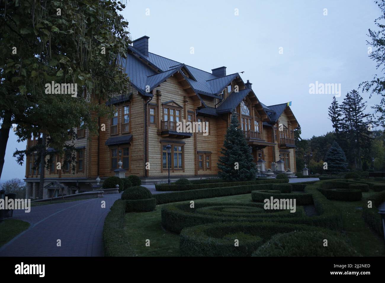 The Club House (Honka) at the former residence of the former Ukrainian ...