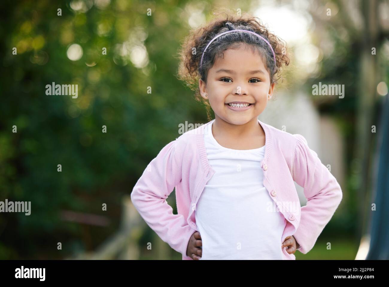 Inside every child is a rainbow waiting to shine. Portrait of an ...