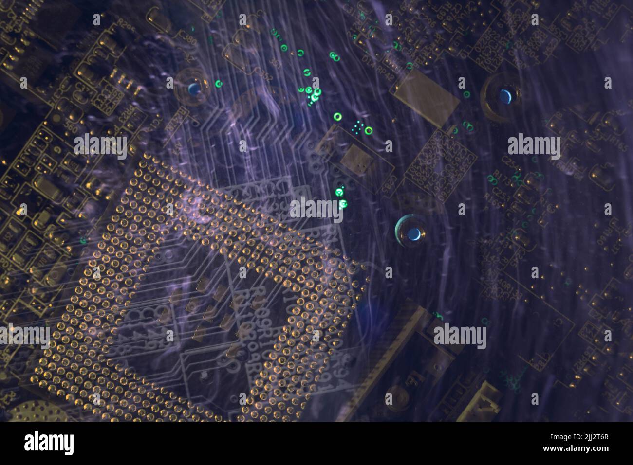 Electronic engineer of computer cpu technology Stock Photo - Alamy