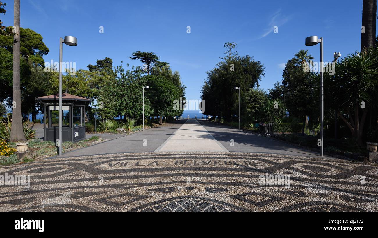 Villa Belvedere, Acireale Stock Photo - Alamy