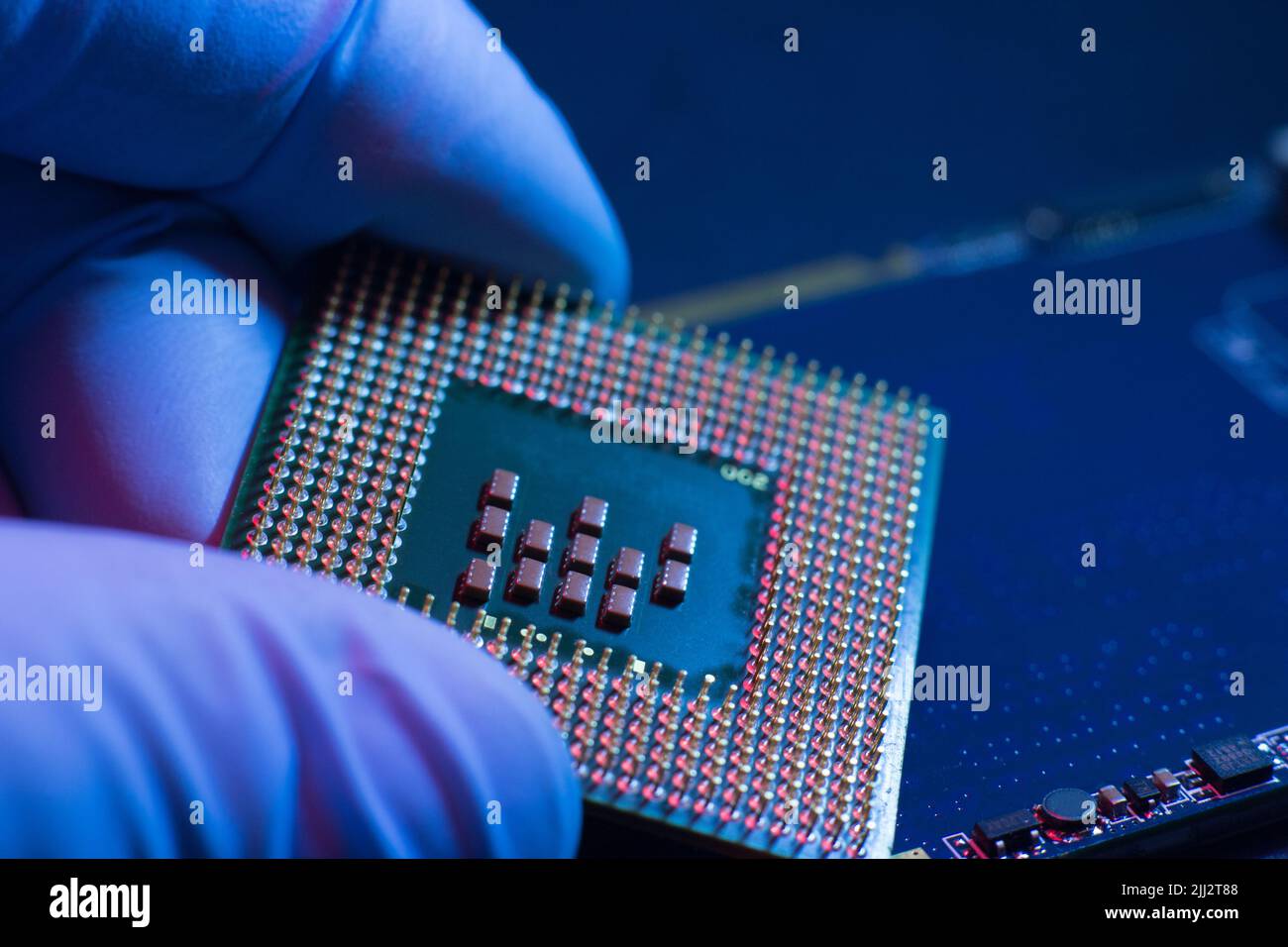 Electronic engineer of computer cpu technology Stock Photo - Alamy