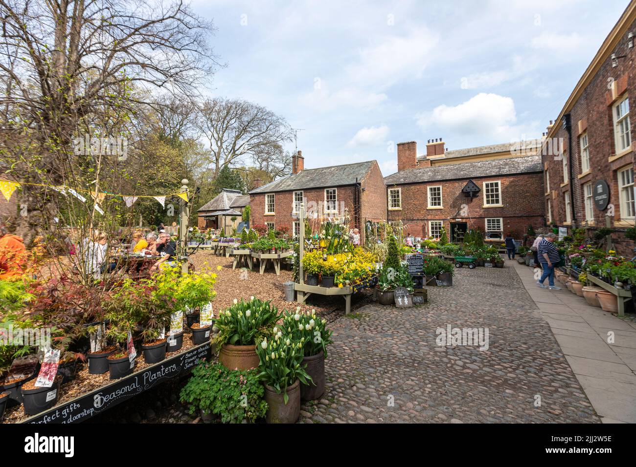 Lytham Hall Café & Tearoom, Lytham Hall, 18th-century Georgian country ...