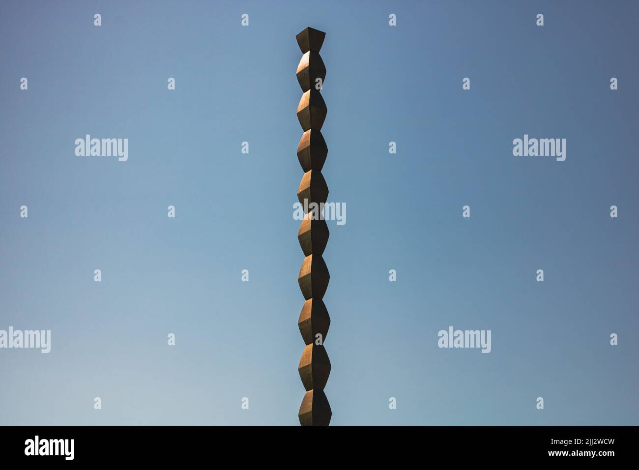 The Endless Column (Column of Infinite or Coloana Infinitului) made by ...