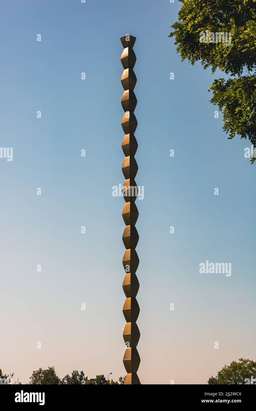 The Endless Column (Column of Infinite or Coloana Infinitului) made by ...