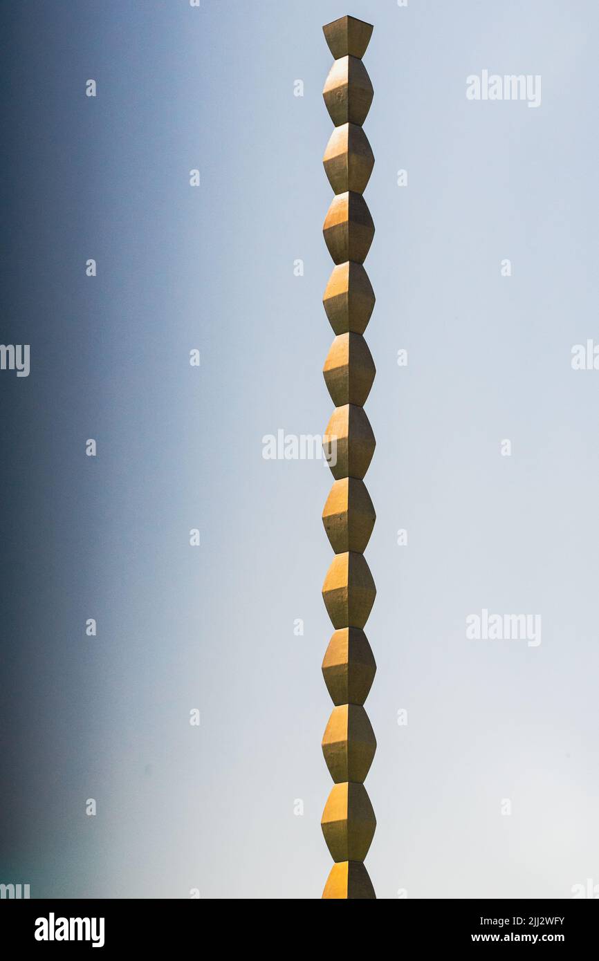 The Endless Column (Column of Infinite or Coloana Infinitului) made by ...