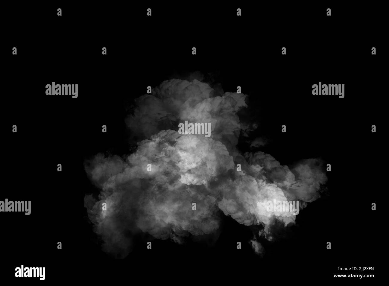 Puff of smoke on a black background Stock Photo - Alamy