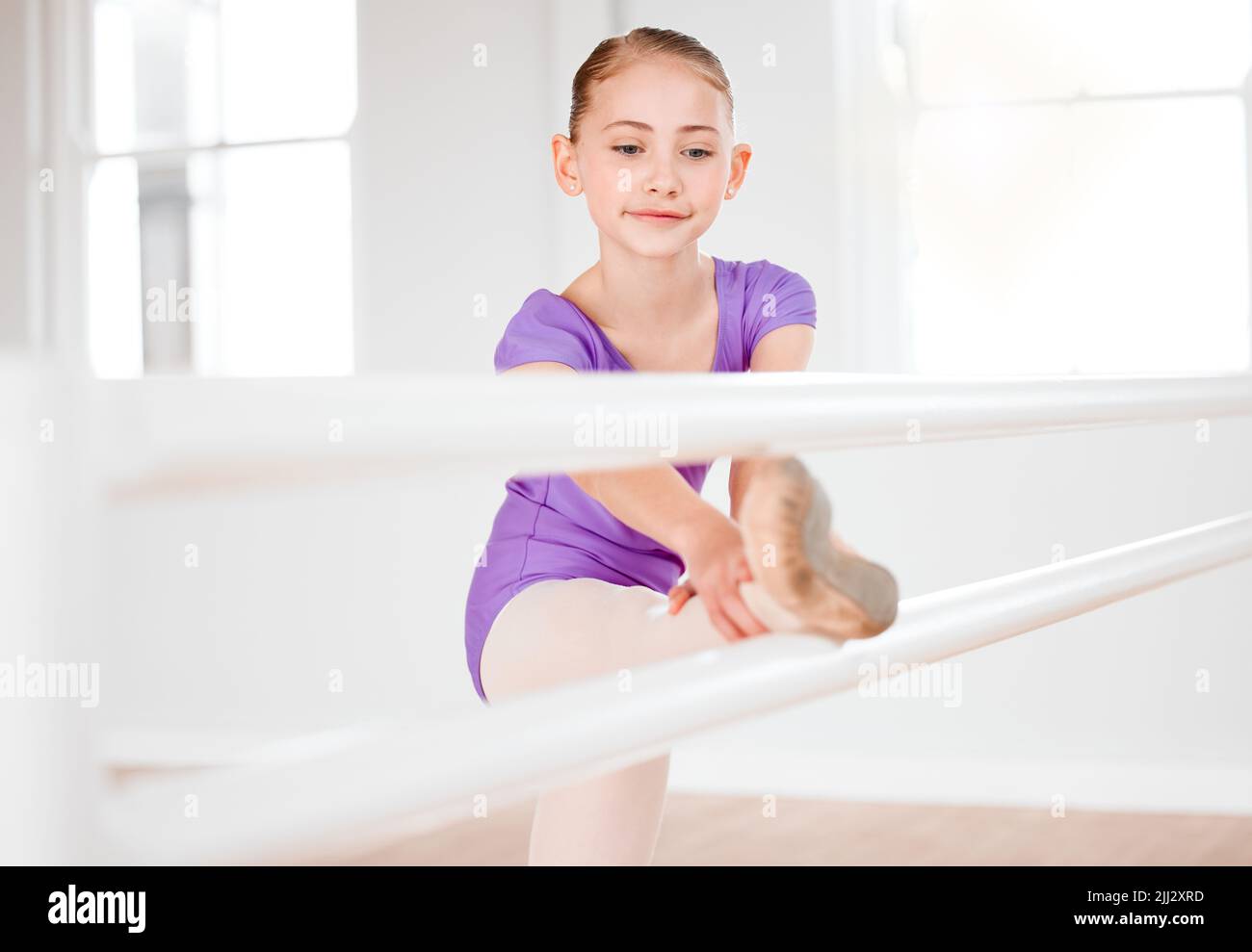 Positive spaces makes for better learning. a little girl practicing ...