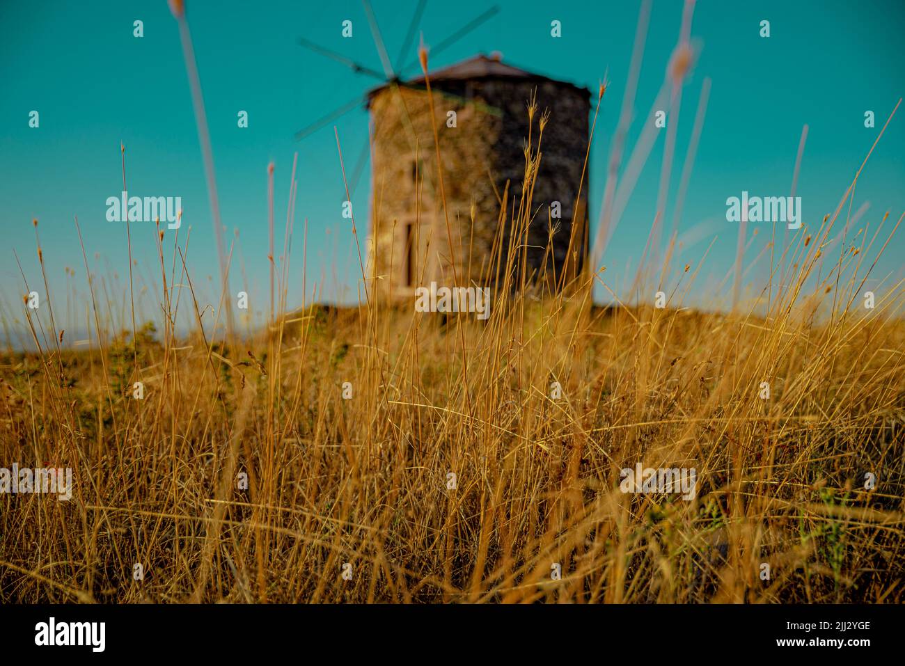 Historical yellow windmill hi-res stock photography and images - Alamy