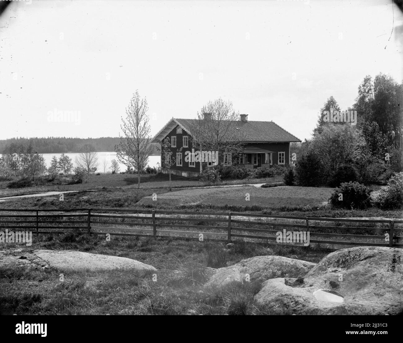 Home residential building complex Black and White Stock Photos & Images ...