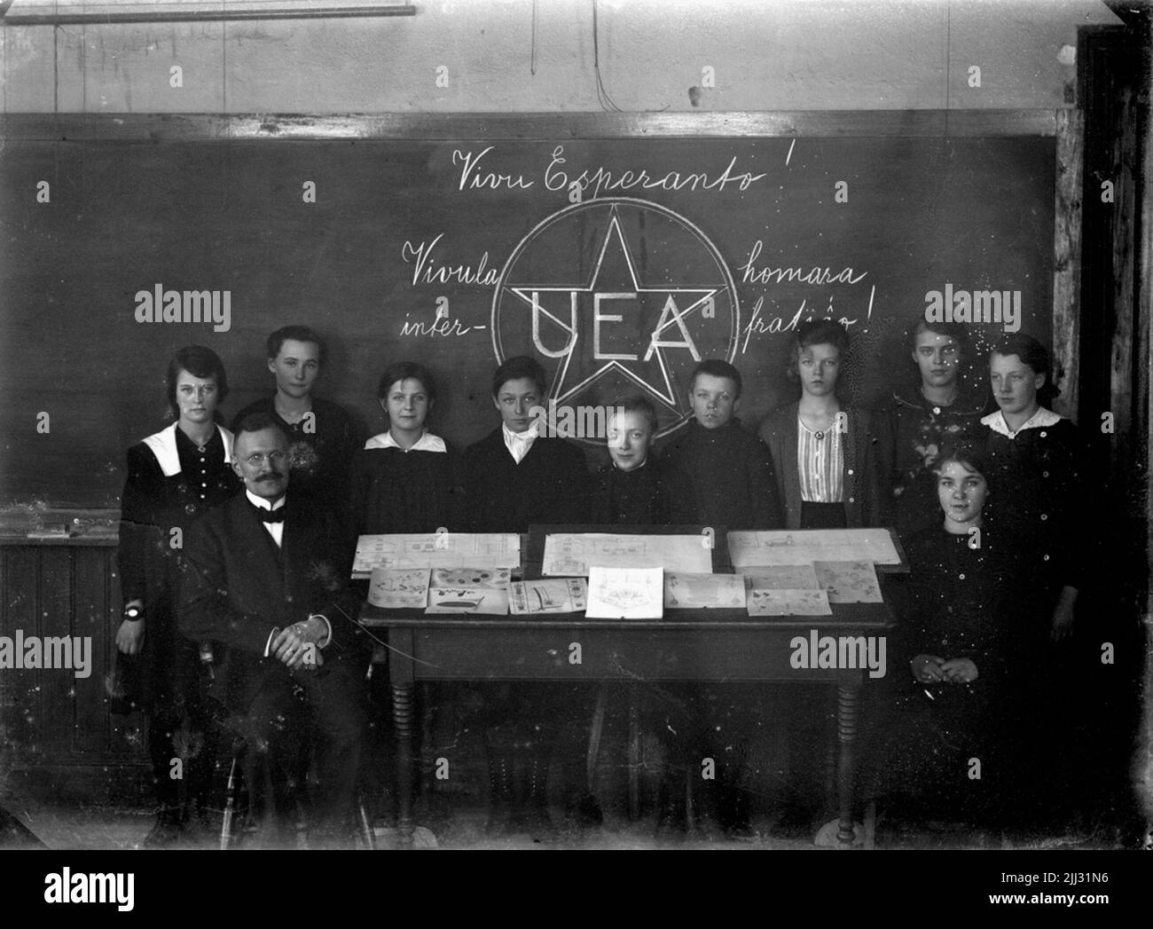 Teachers desks Black and White Stock Photos & Images - Alamy