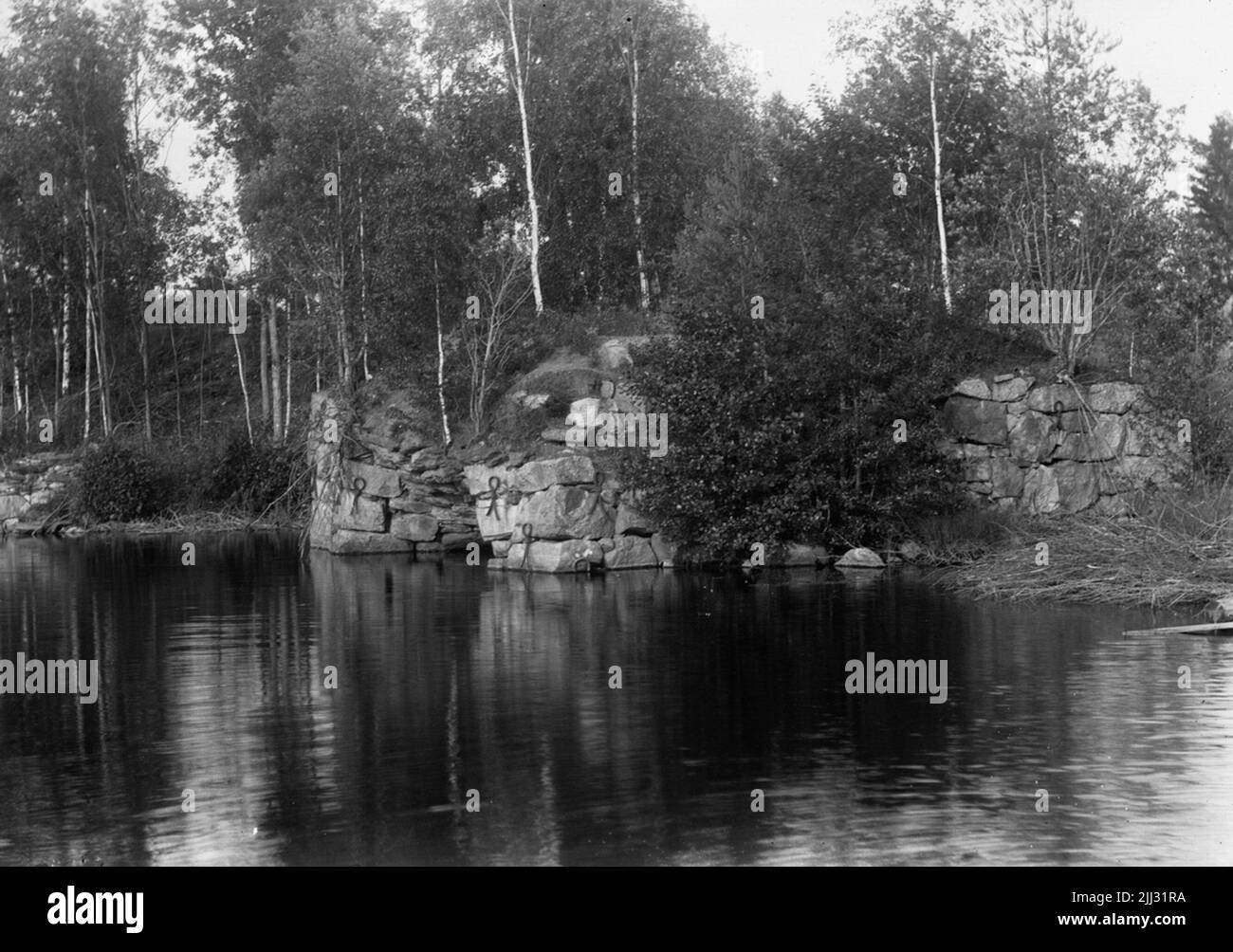 View calm water wide Black and White Stock Photos & Images - Alamy