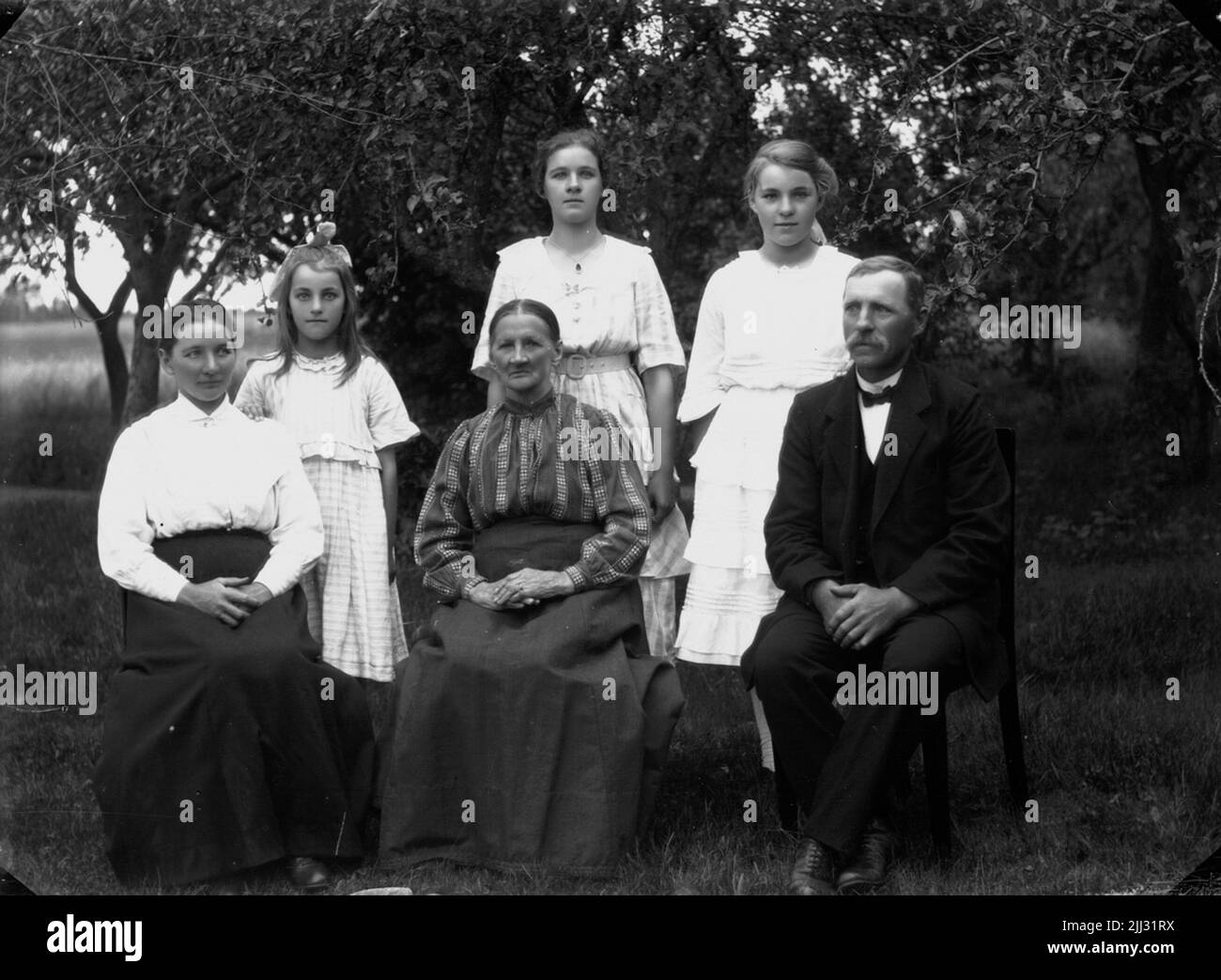 Group picture, six people Stock Photo - Alamy