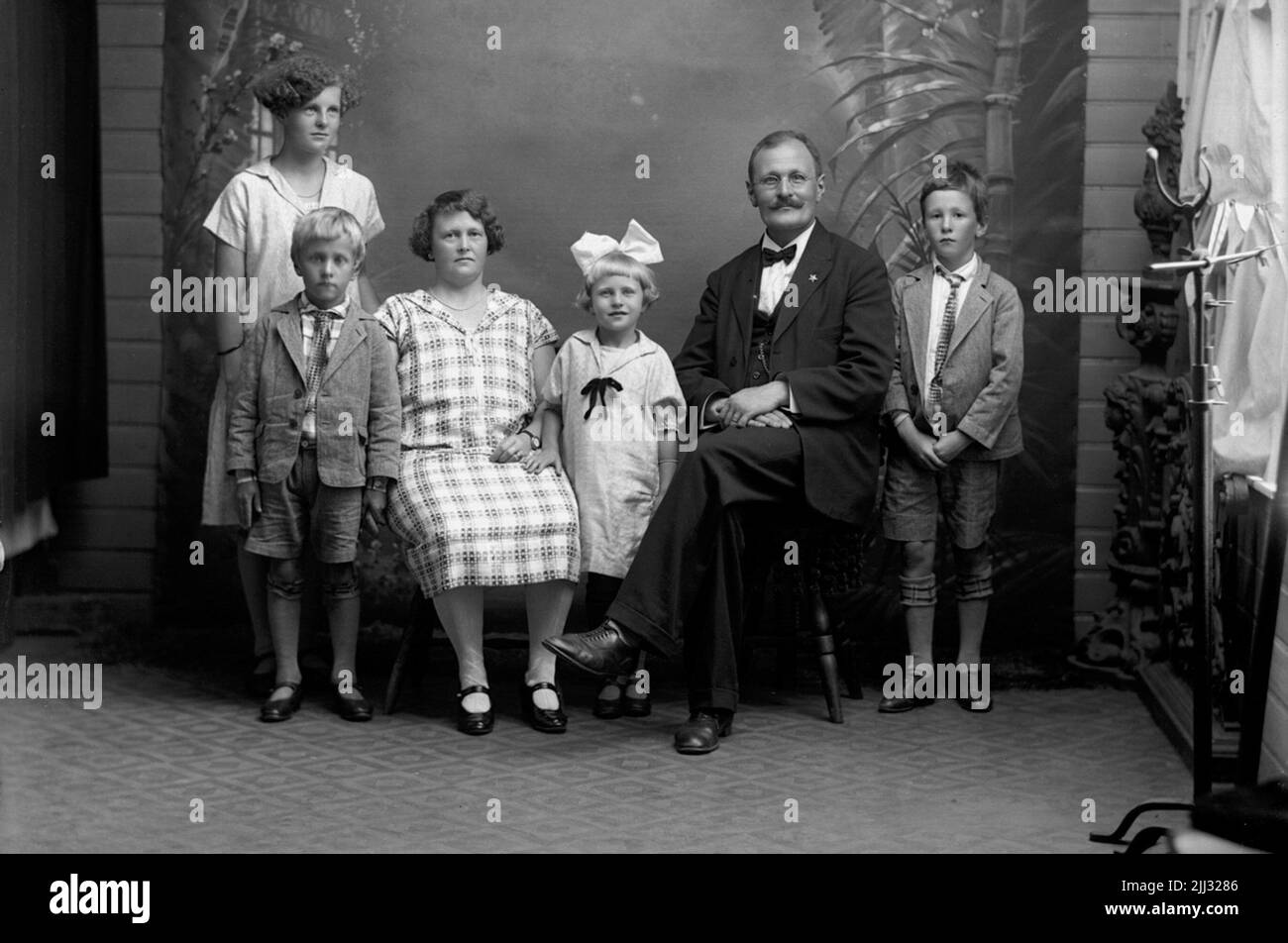 Moment of family togetherness Black and White Stock Photos & Images - Alamy