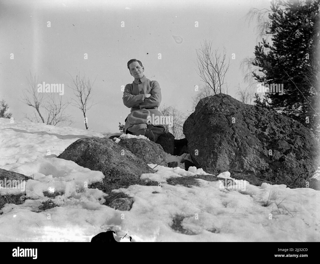 Örebro colony.en man. Karl Hedström Stock Photo - Alamy