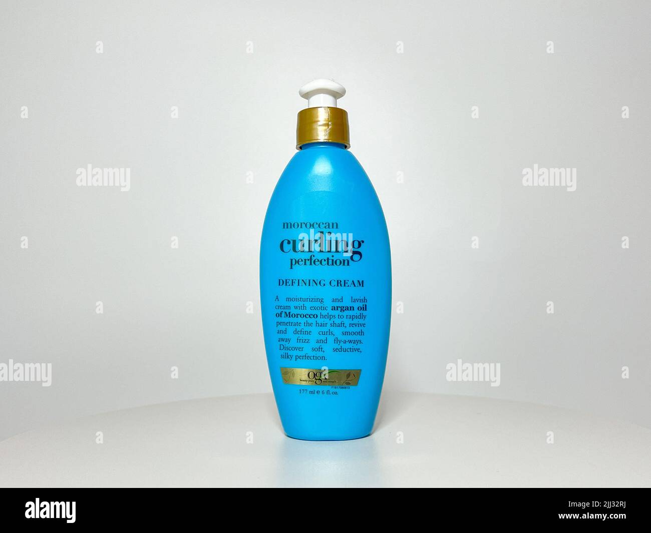 Orlando, FL USA - July 14, 2022: A bottle of Moroccan Curling ...