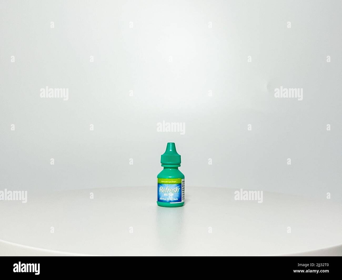 Orlando, FL USA - July 14, 2022: A bottle of Refresh Repair Eye Drops ...