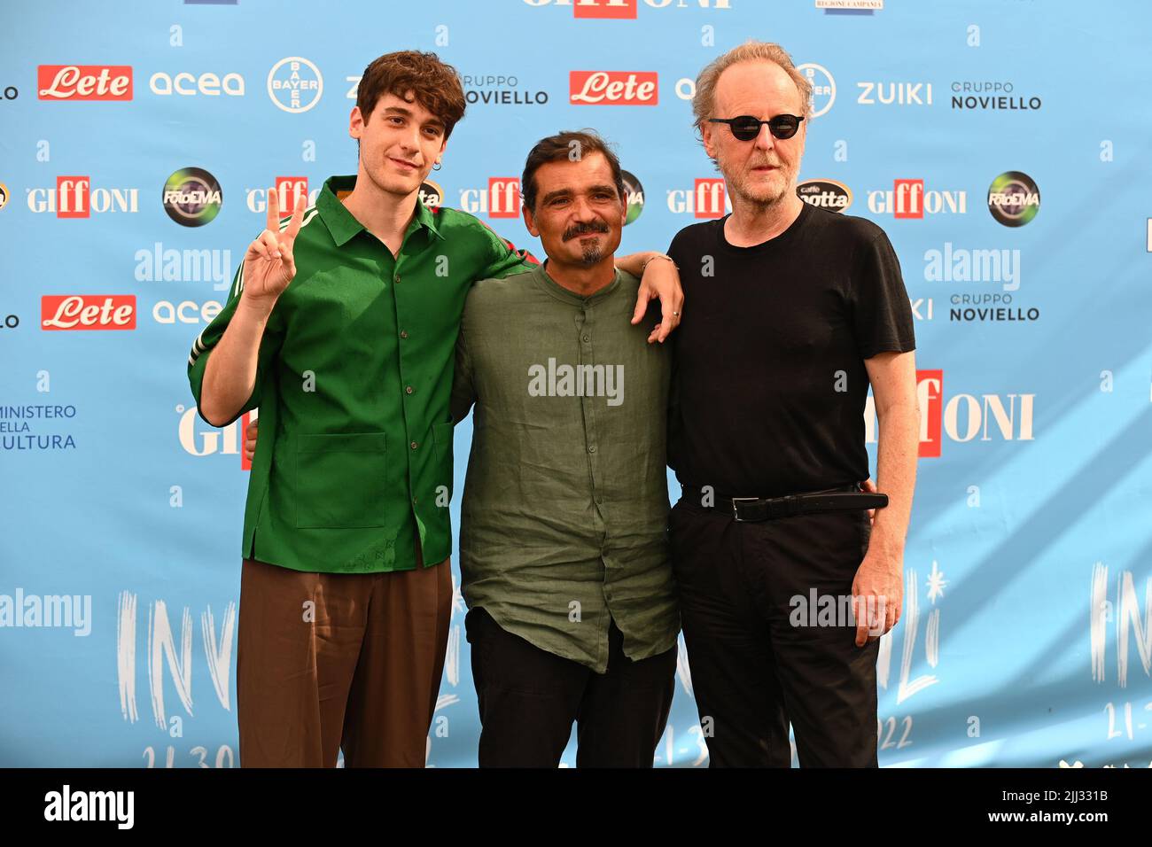 GIFFONI VALLE PIANA, ITALY - JULY 22: Daniele Mencarelli, Francesco ...