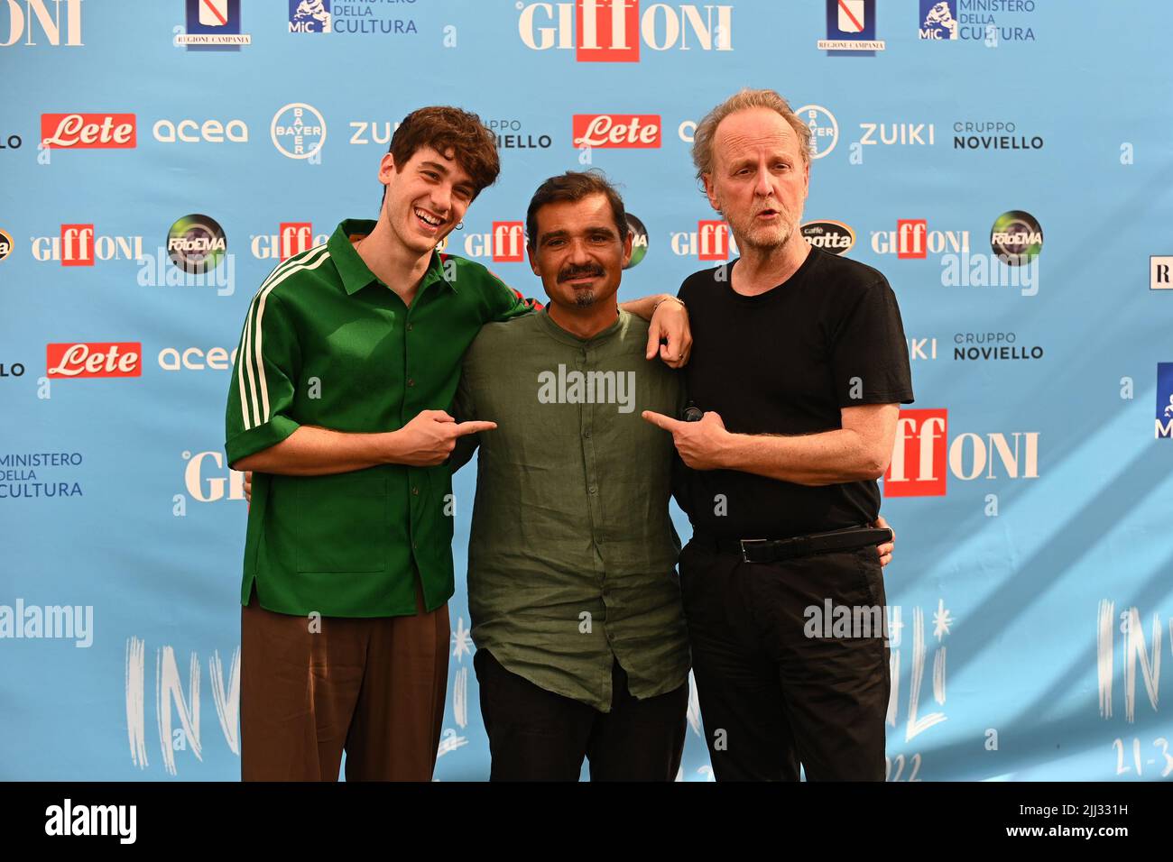 GIFFONI VALLE PIANA, ITALY - JULY 22: Daniele Mencarelli, Francesco ...