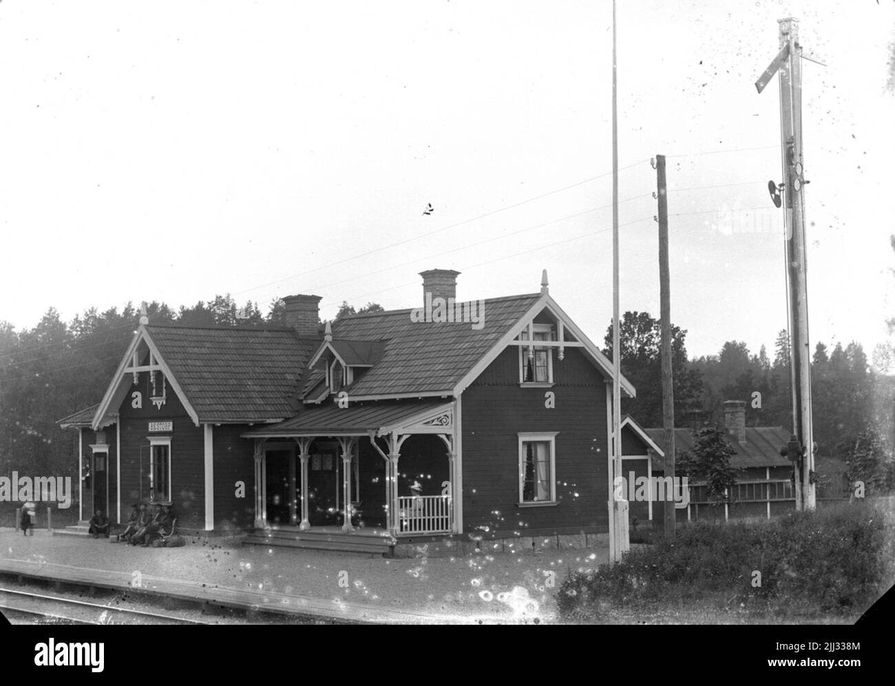 Bestorp, railway station Stock Photo - Alamy
