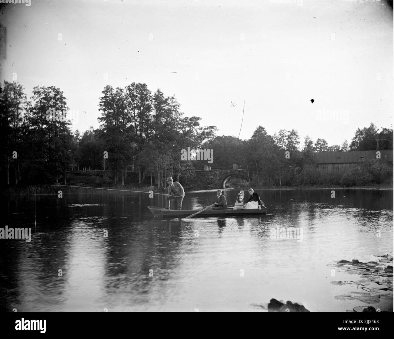 Fish catch in fishing Black and White Stock Photos & Images - Alamy