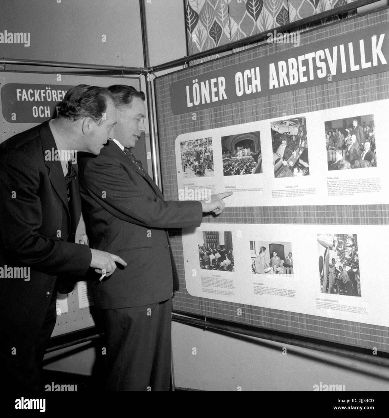 American exhibition.17 January 1955 Stock Photo - Alamy