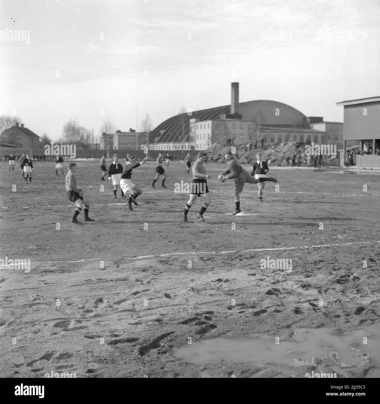Soccer archive Black and White Stock Photos & Images - Alamy