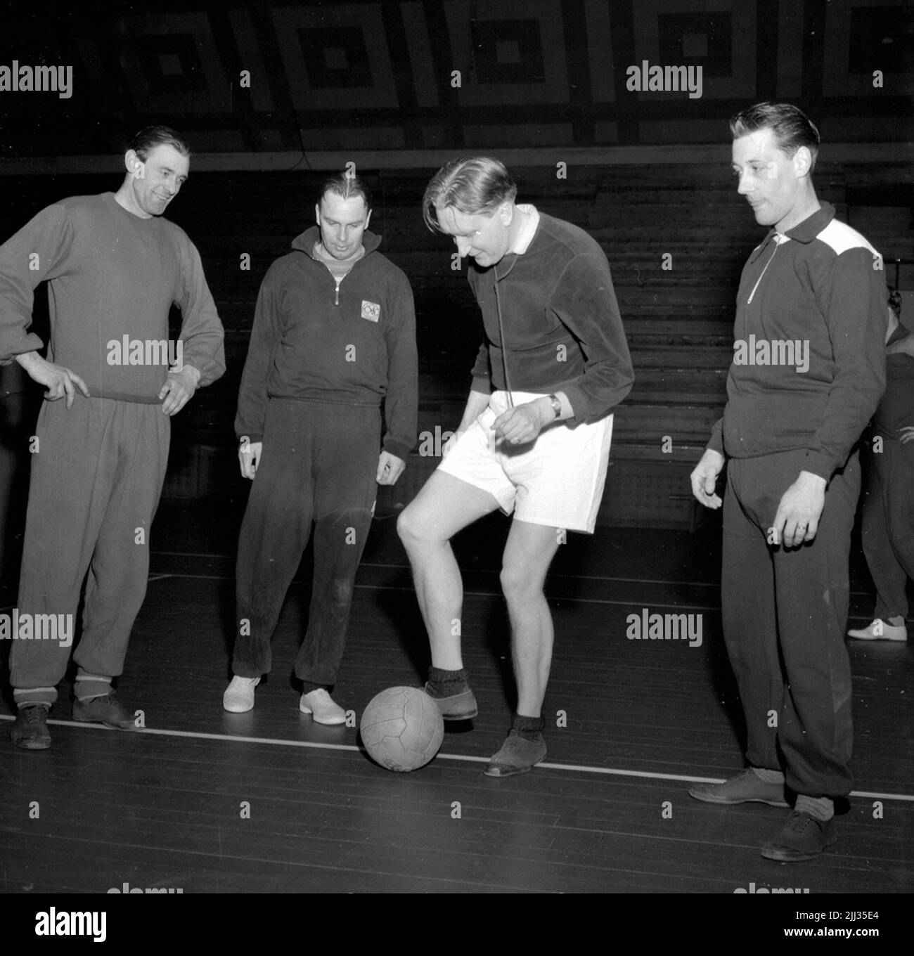 Team trainer Black and White Stock Photos & Images - Alamy