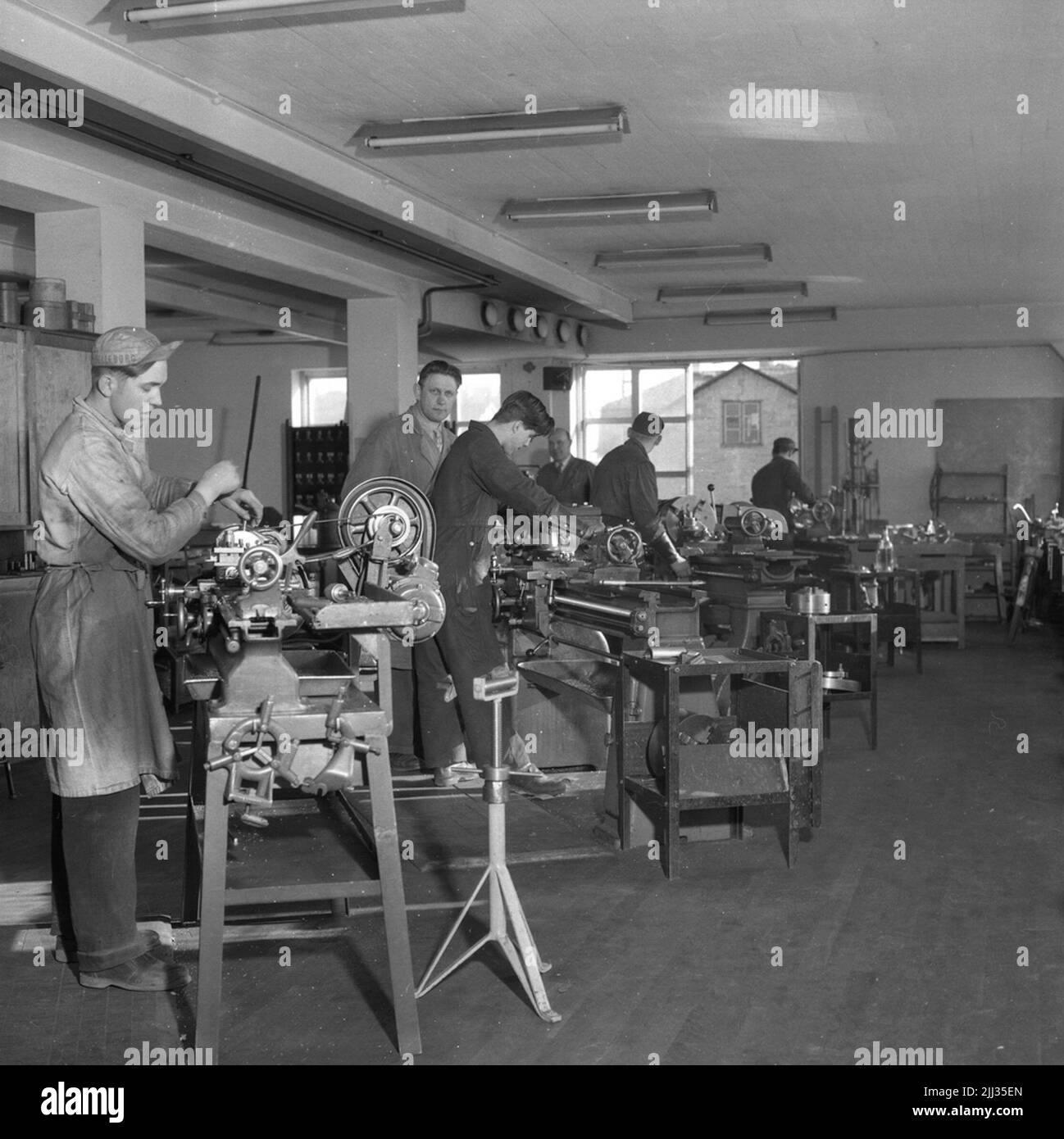 March school building Black and White Stock Photos & Images - Alamy
