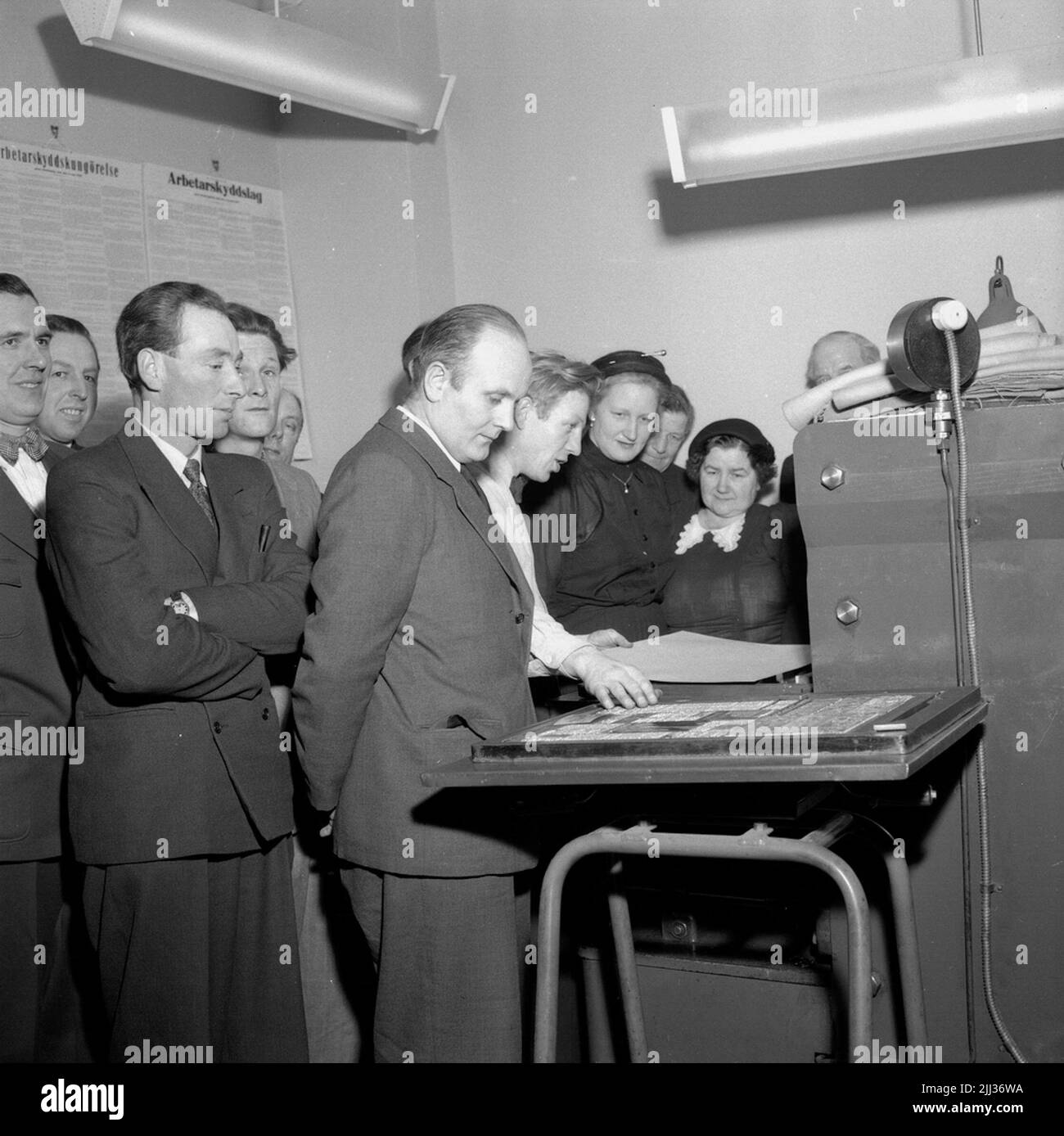 ÖK visit.13 December 1954 Stock Photo - Alamy