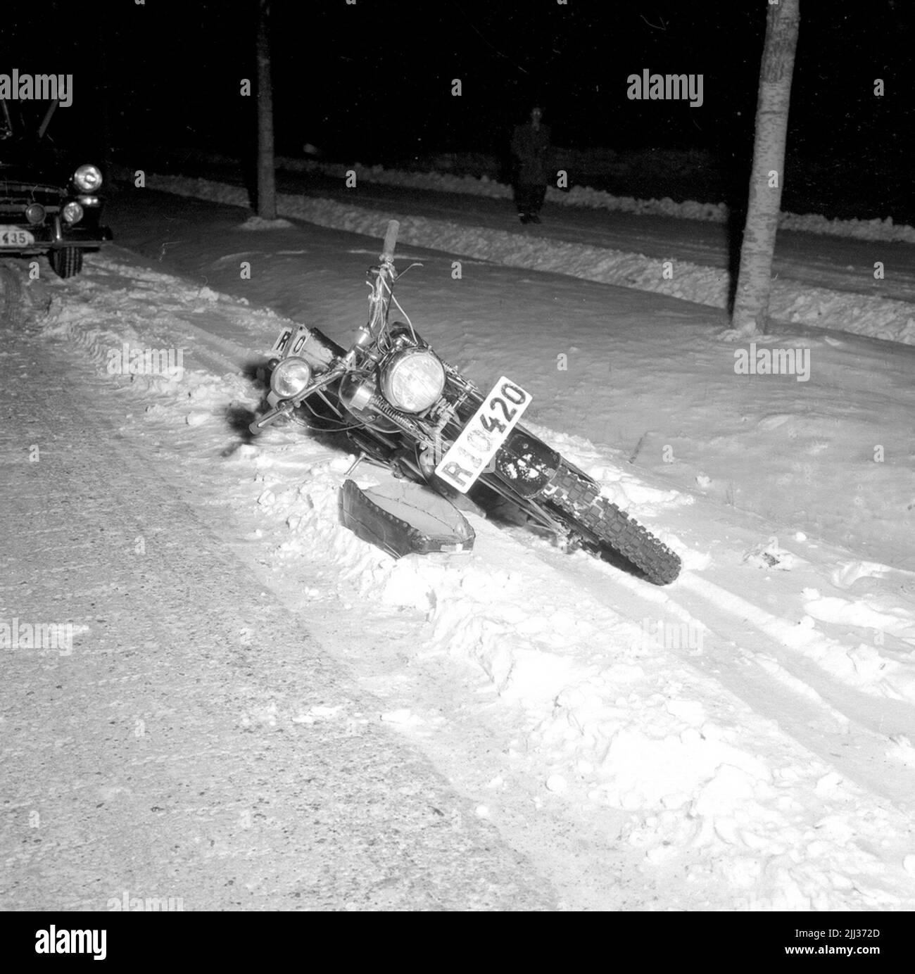 15-year-old girl at MC is killed on Adolfsbergsvägen.23 December 1954 ...