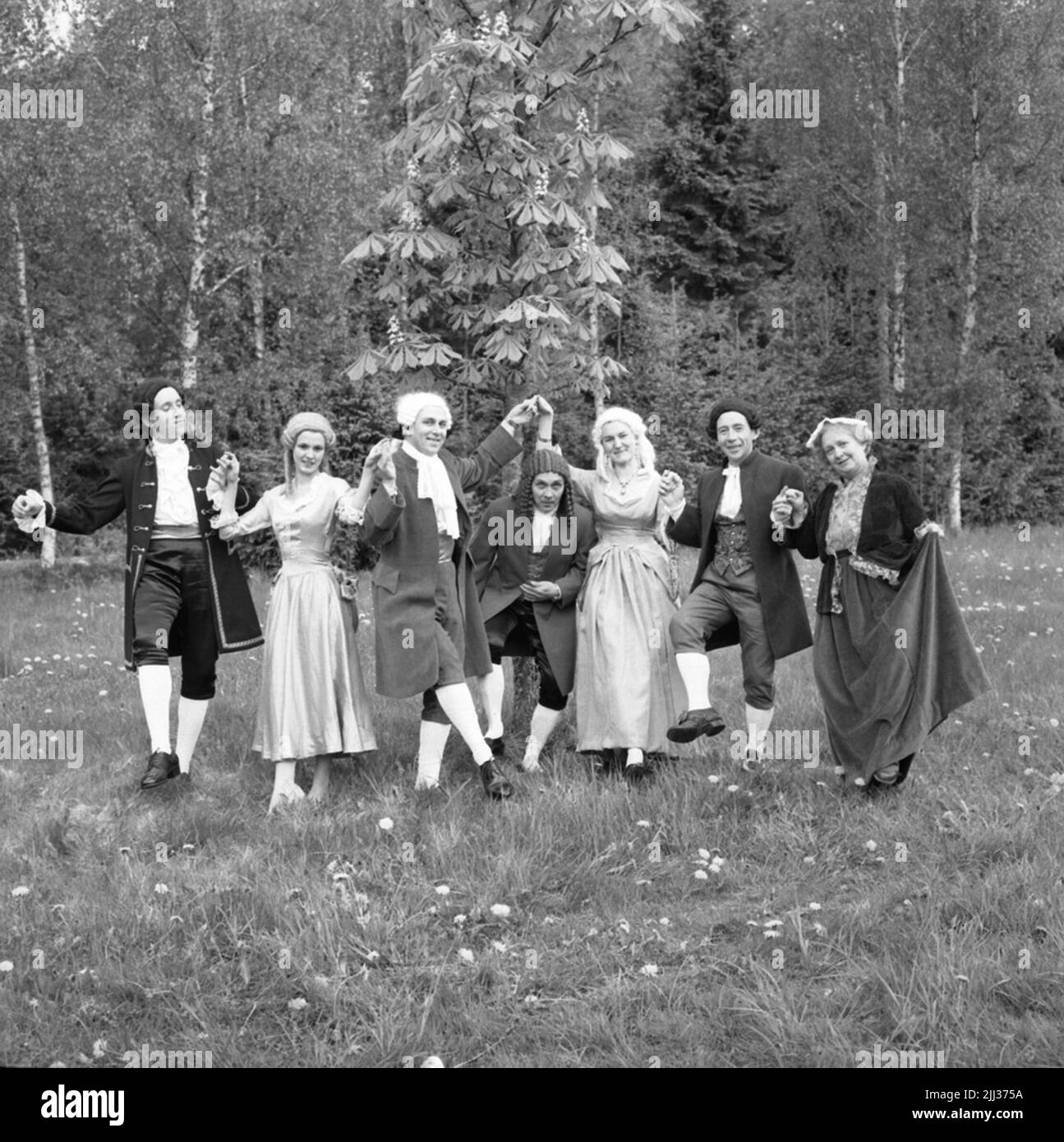 Thespis generalrepetition.13 juni 1955 Stock Photo - Alamy