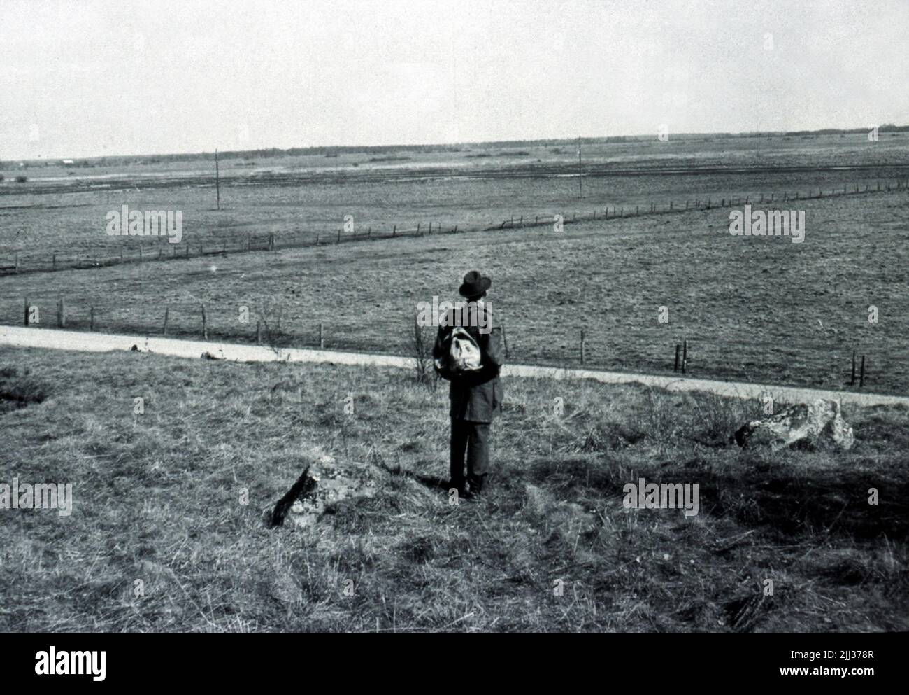 Kvismaren May 1, 1949. Josef Lövgren?. Hammar litter Stock Photo - Alamy