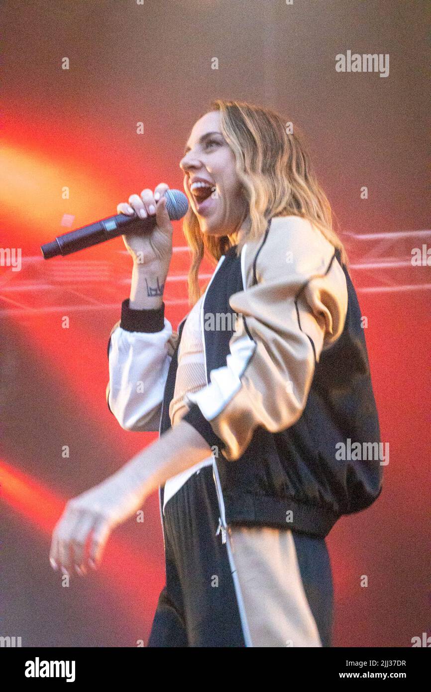 CarFest North, Cheshire, UK. 22nd July, 2022. Mel C at CarFest North ...