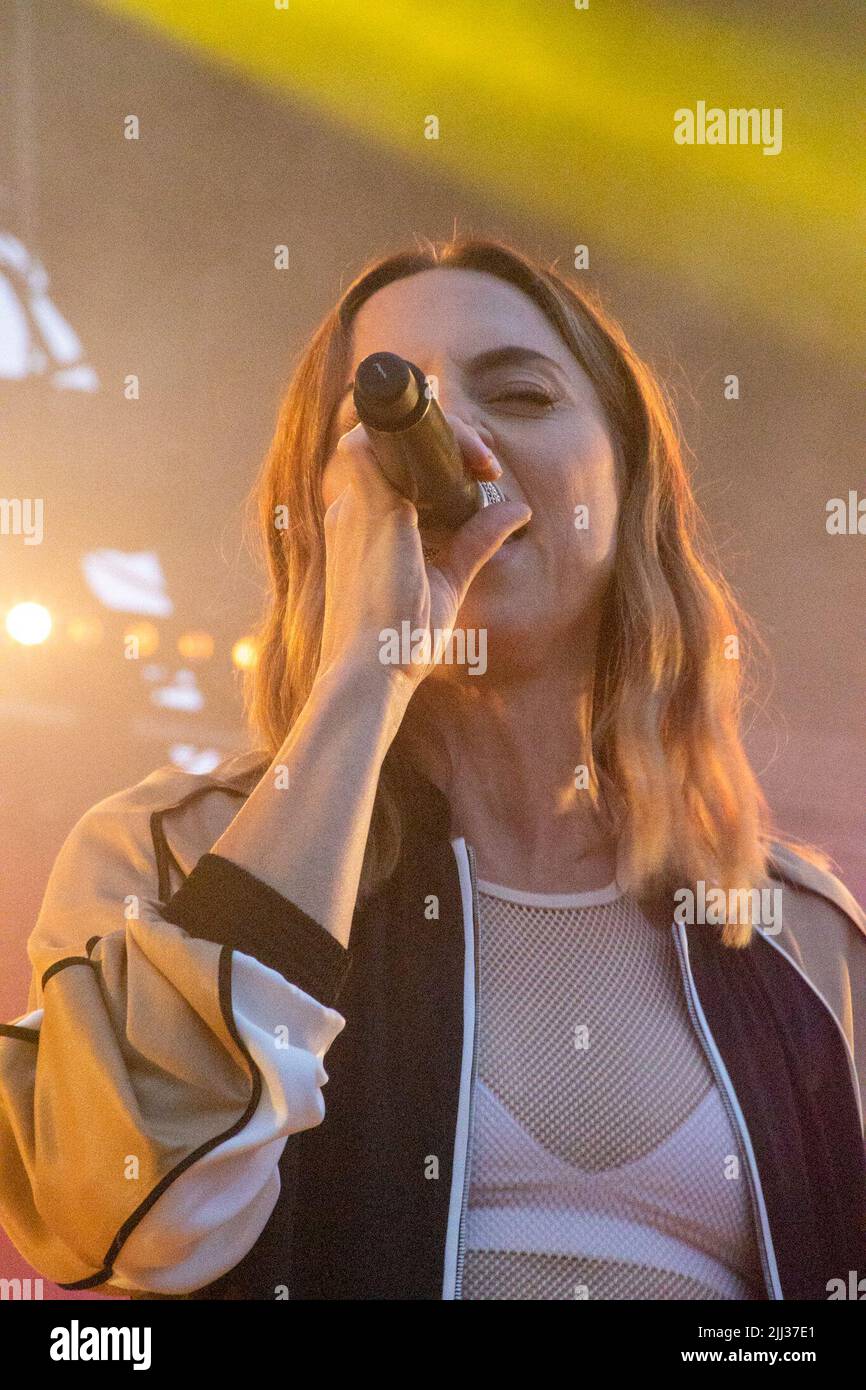 CarFest North, Cheshire, UK. 22nd July, 2022. Mel C at CarFest North ...