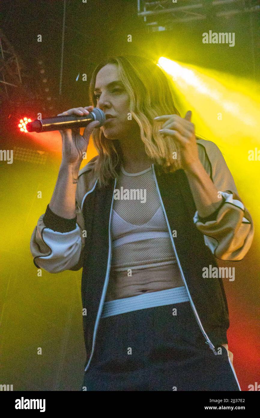 CarFest North, Cheshire, UK. 22nd July, 2022. Mel C at CarFest North ...