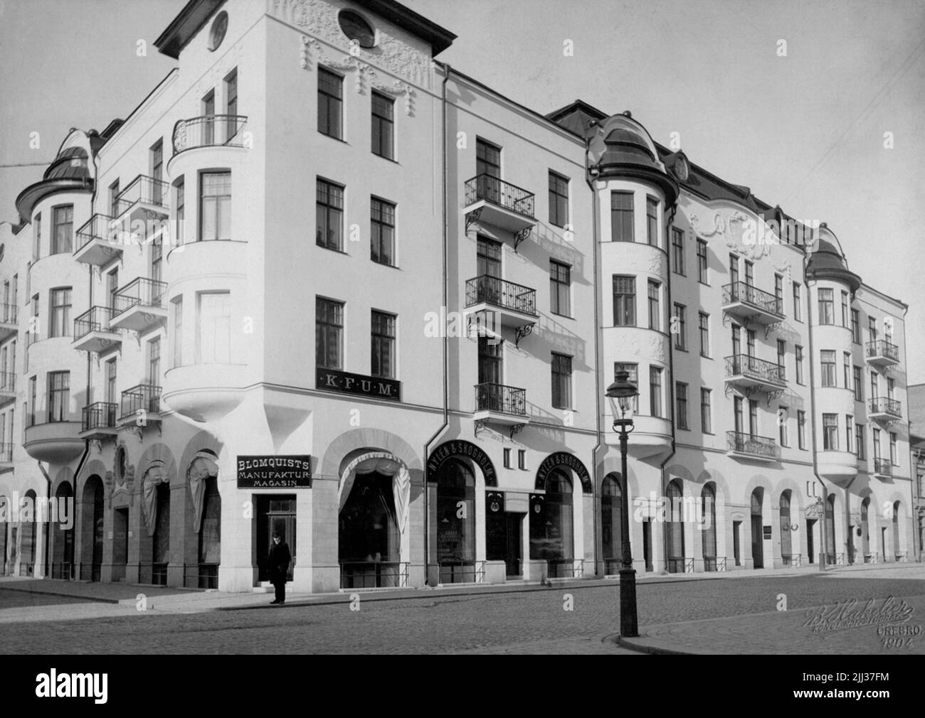 The corner Fredsgatan-Storgatan Stock Photo - Alamy