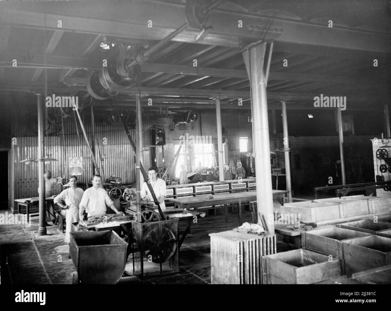 Employee worker workers staff Black and White Stock Photos & Images - Alamy