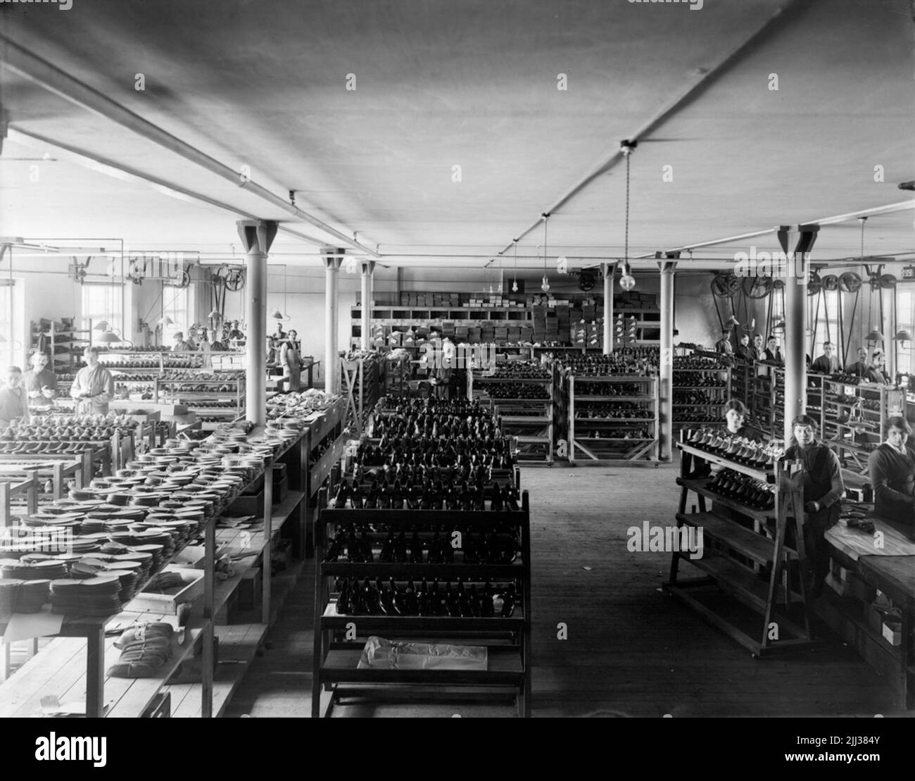 New Skofabriks AB Örnen, interior from the Machine Hall for Goodyear ...