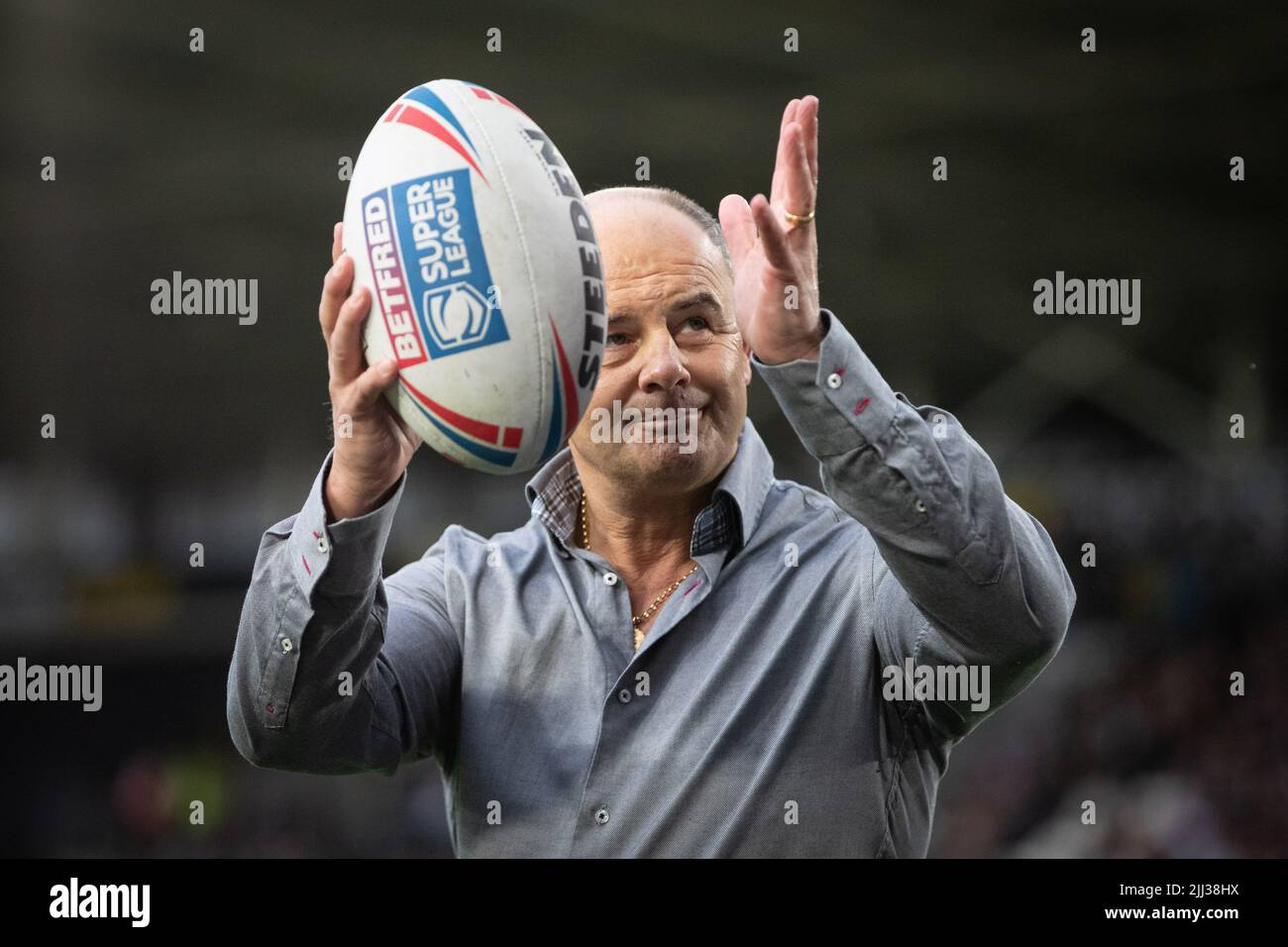 Former professional rugby league player and Hull FC legend Richard Gay ...