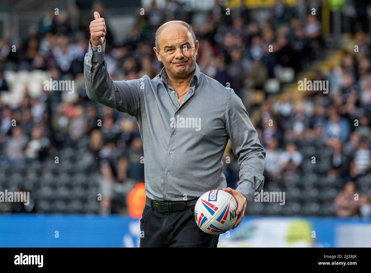 Former professional rugby league player and Hull FC legend Richard Gay ...