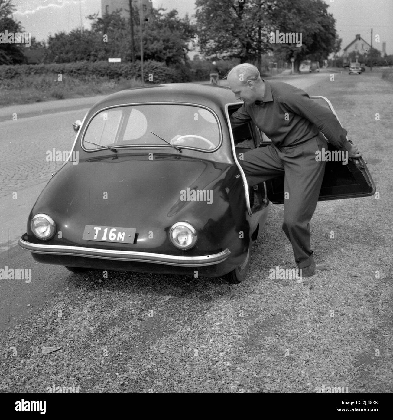 Vintage motorcycle and sidecar Black and White Stock Photos & Images ...