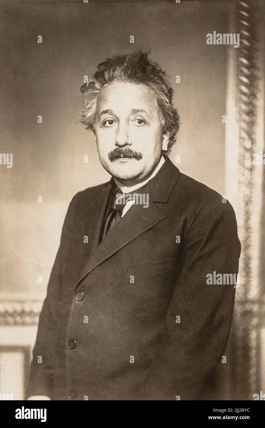 Portrait of Albert Einstein Stock Photo - Alamy