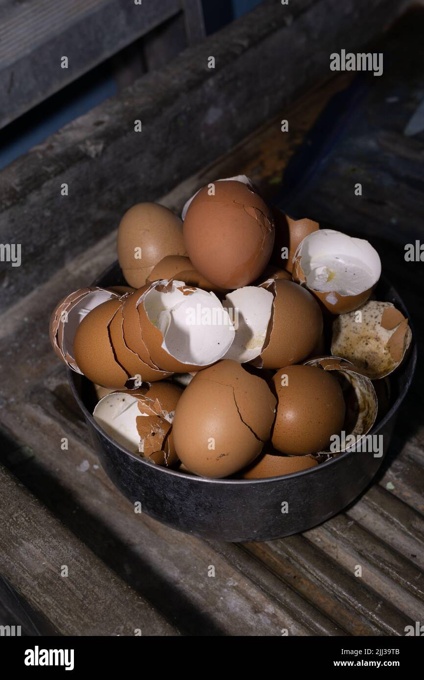 Egg shells for soil lime hi-res stock photography and images - Alamy