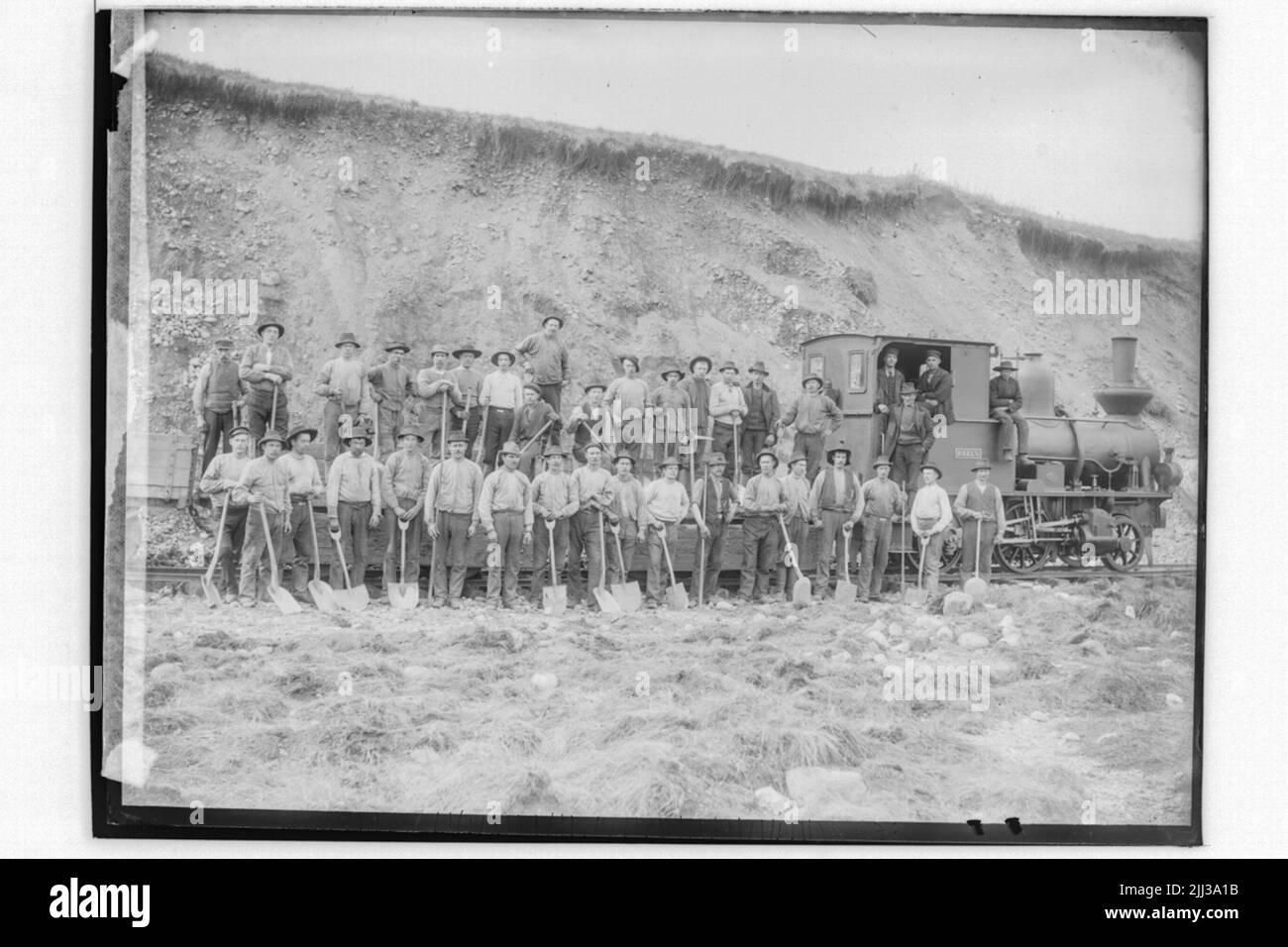 Gravel on train track Black and White Stock Photos & Images - Alamy