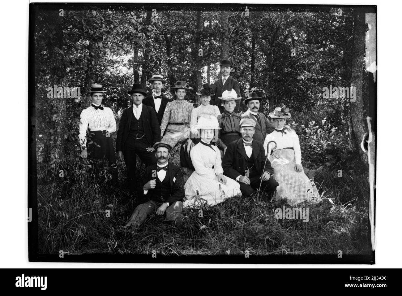Group 12 people in Black and White Stock Photos & Images - Alamy